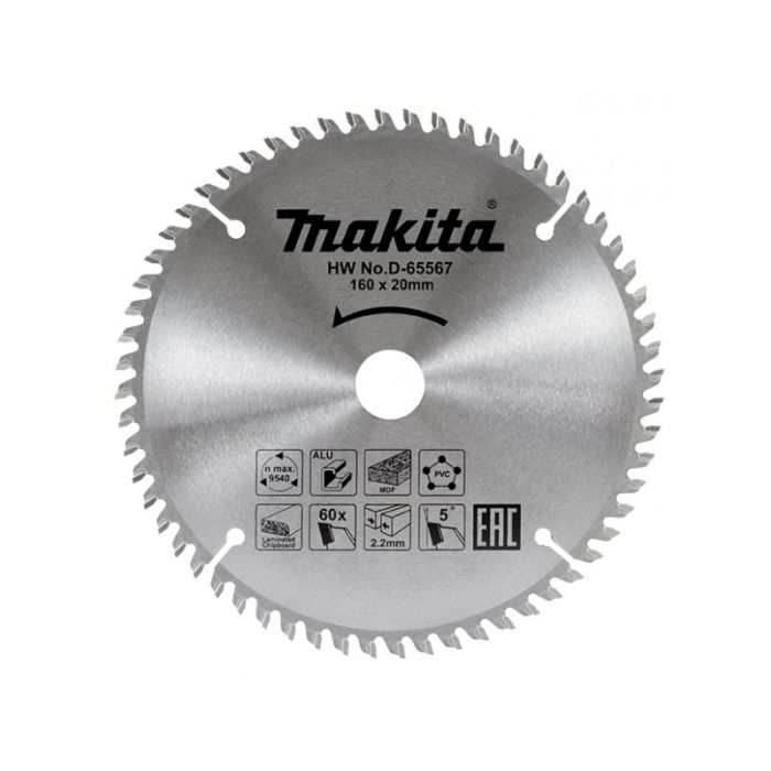 Višenamenski TCT list testere 210mm x 30mm x 60T D-65604 Makita