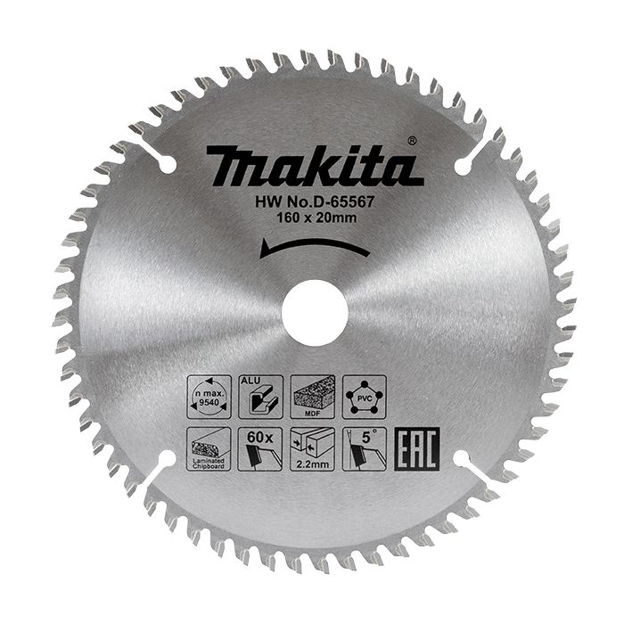 MAKITA D-65595 TCG VIŠENAMENSKI LIST 190MM