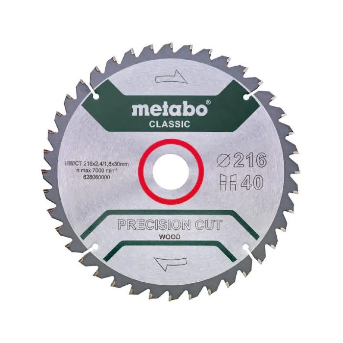 METABO list za kružnu testeru 216mm 40z Precision cut Classic
