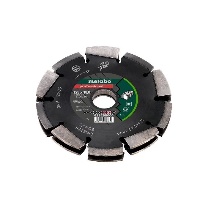 Metabo dijamantski disk električarski ø125x22.23x18 mm