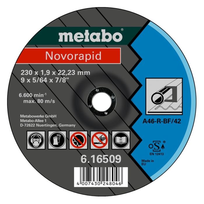 Rezna ploča novorapid Ø150x1.6x22.33 mm metal Metabo