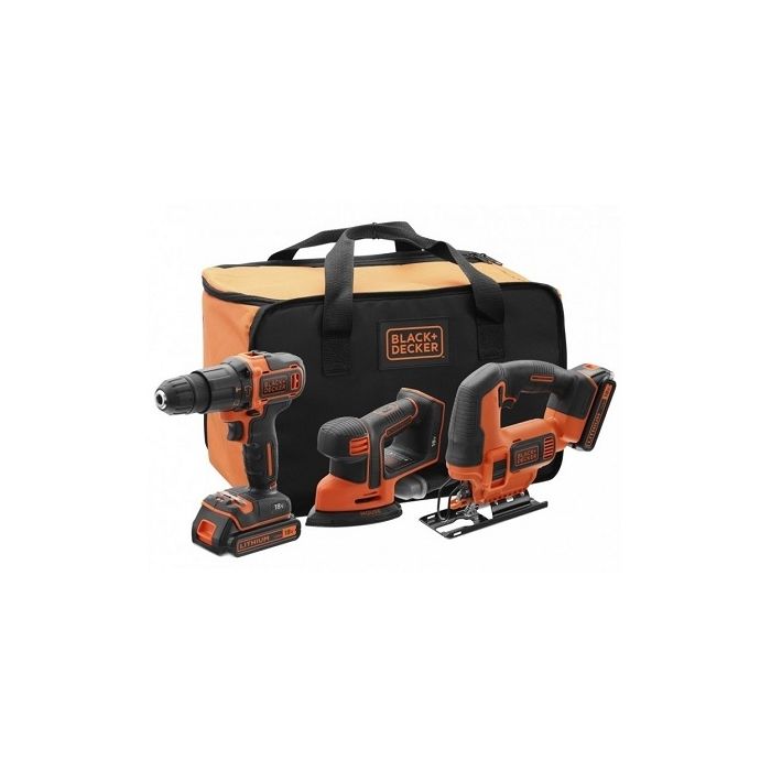 Akumulatorski set 18V 3U1 BCK31S1S Black & Decker