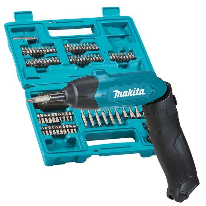 MAKITA DF001DW linijski aku odvijač 3.6 V + 81 kom. pribora