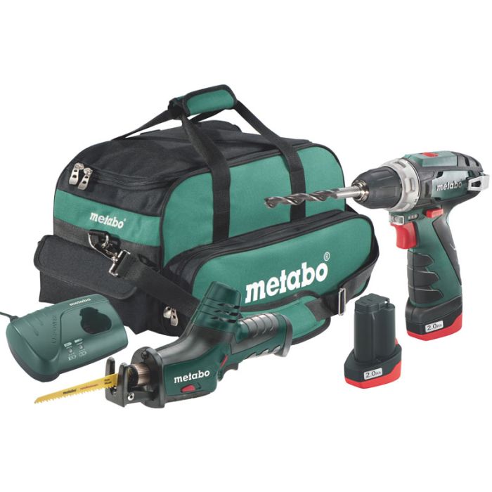 Akumulatorski combo set 2.4 10.8 V BS + ASE METABO