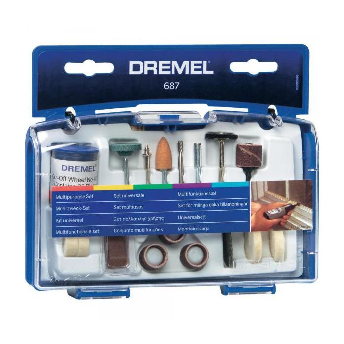 Višenamenski set pribora 687 (52 kom) Dremel