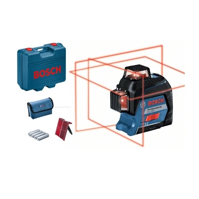 BOSCH GLL 3-80 linijski laser 3x360° 80m domet