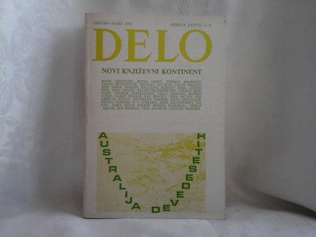 Delo januar mart 1991 Novi književni kontinent