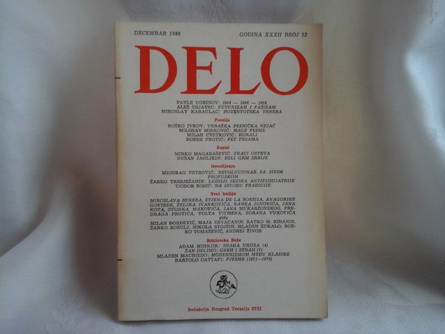 Delo decembar 1986 broj 12