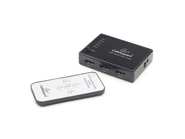 DSW-HDMI-53 Gembird HDMI interface SWITCH, 5ports, remote