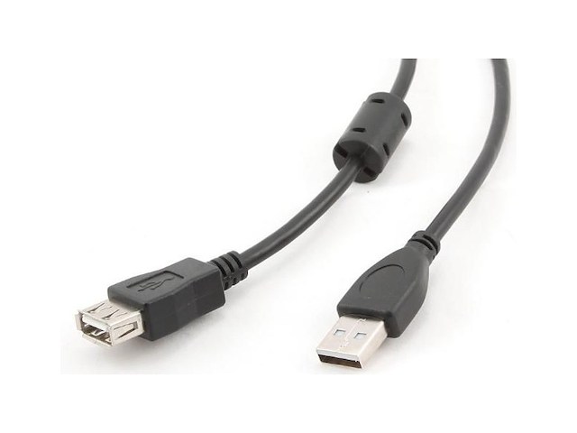 CCF-USB2-AMAF-6 Gembird USB 2.0 A-plug A-socket kabl with ferrite core 1.8m