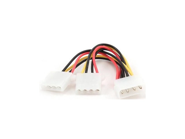 CC-PSU-1 Gembird Internal power MOLEX 4-pin splitter kabl 15cm