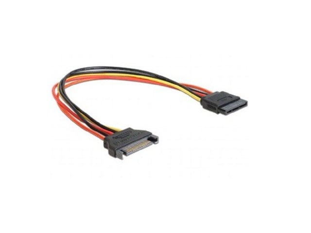 CC-SATAMF-01 Gembird SATA power extention cable, 0.3 m