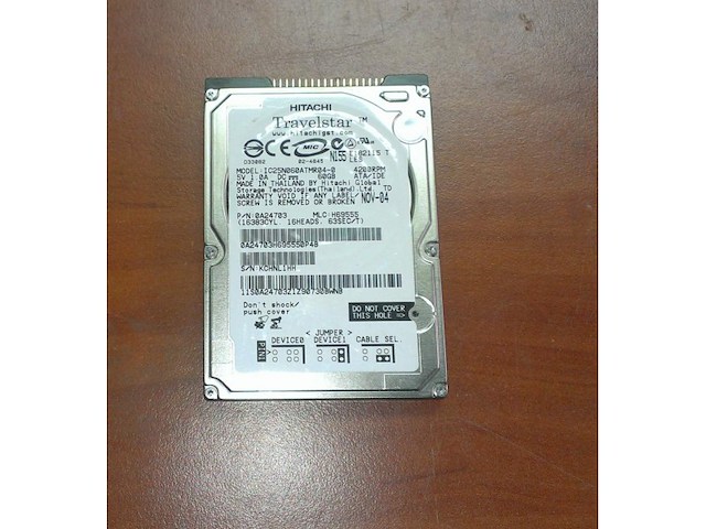 HDD (042) Hitachi Travelstar 60 Gb Ata