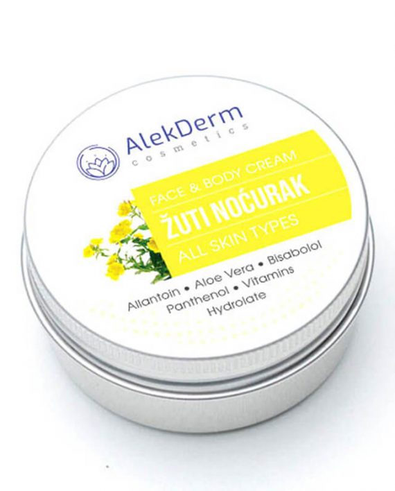 Žuti noćurak krem – AlekDerm Face & Body Cream