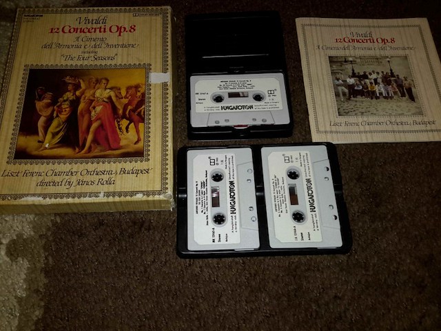 Vivaldi - 12 concerti Op.8   3 kasete box