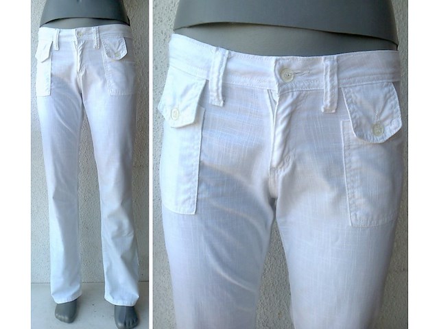 bele letnje pantalone broj 36 BLUE CODE E3
