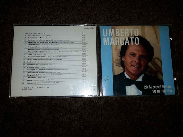 Umberto Marcato - 20 successi italiani , ORIGINAL