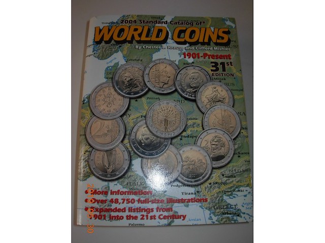 World Coins Catalog 1901-present 31st Edition,2220 str