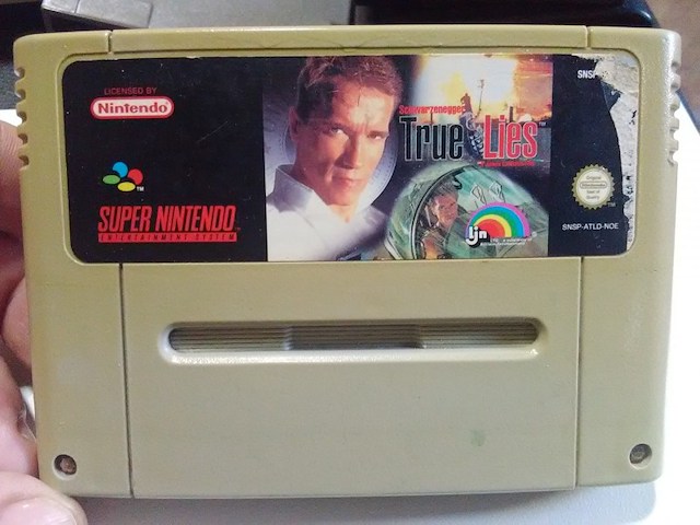 nintendo snes k true lies isprsa slika