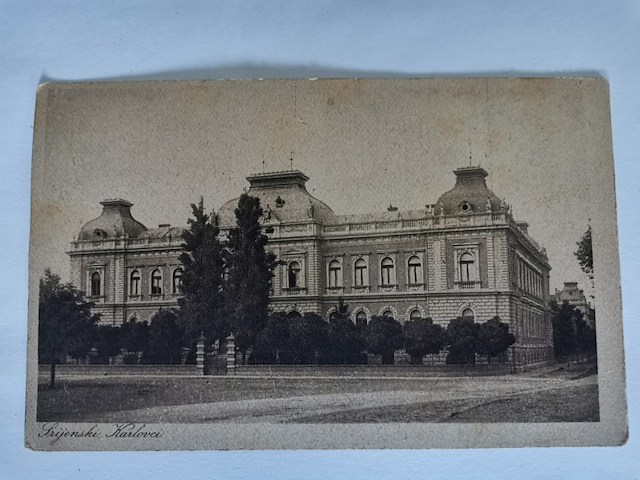Razglednica Sremski Karlovci -putovala 1921