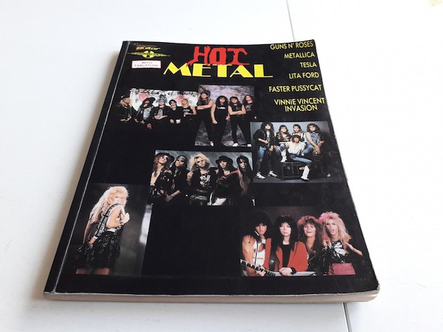 HOT METAL guitar tablature book Authorized Edition