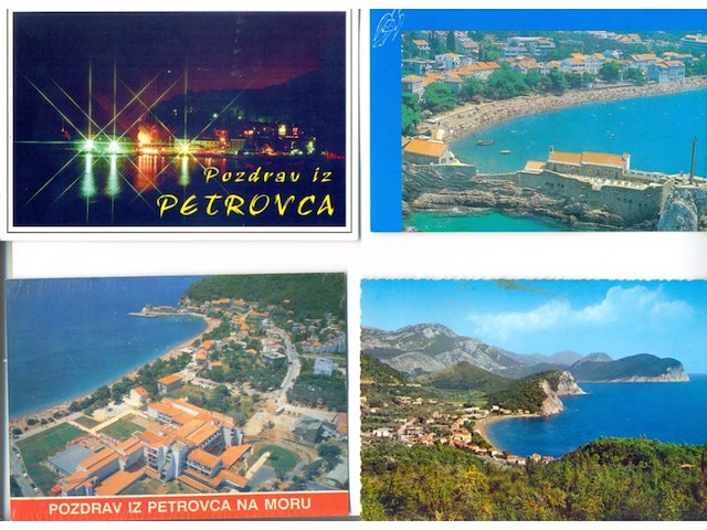 Razglednica Crna Gora, Petrovac na Moru, 18 kom