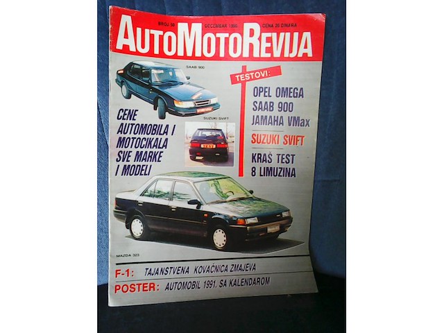 AUTOMOTOREVIJA BROJ 50/DECEMBAR 1990