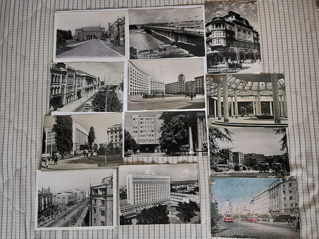 Razglednice Beograda (50e godine) - 12 komada