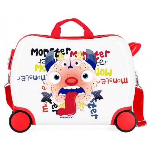 Dečji ABS kofer za vožnju Monster Movom