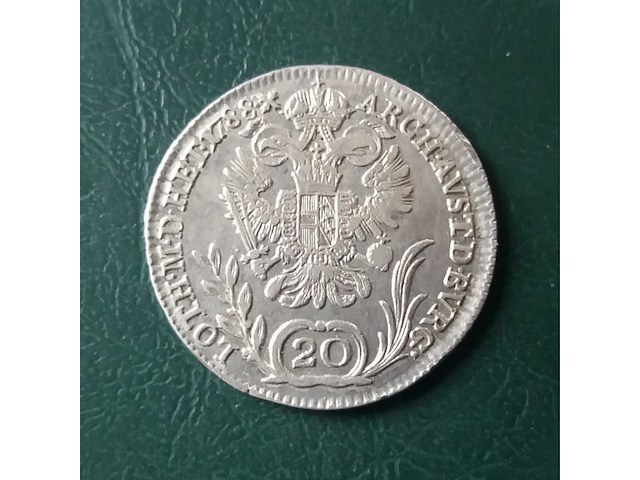 20 KREUZER 1788 B srebro