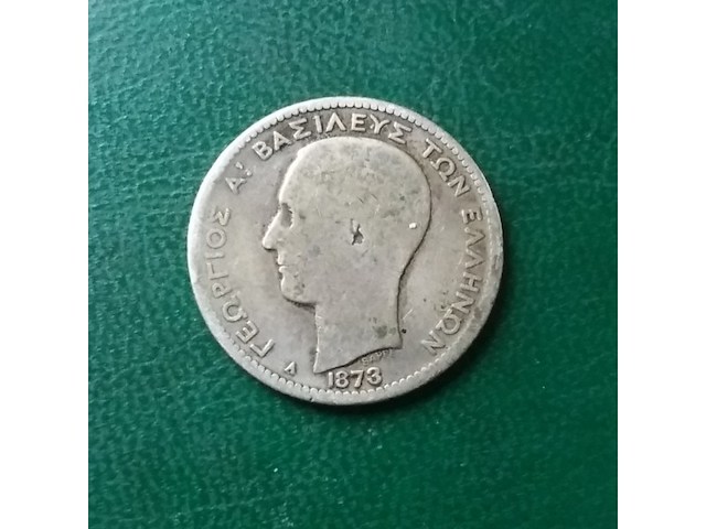 1 DRAHMA 1873 srebro