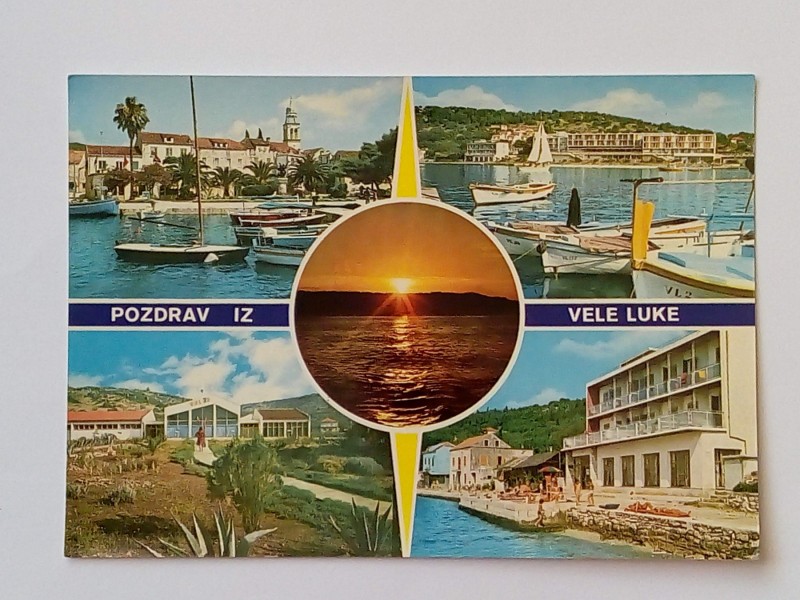 Camci - Vela Luka - Hrvatska - Putovala 1974.godine -