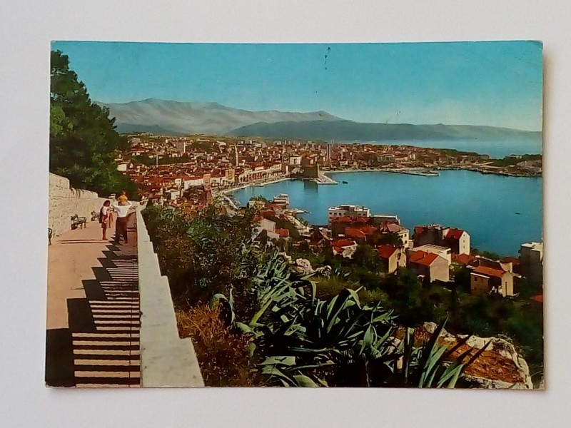 Split - Pogled S Marjana - Hrvatska - Putovala 1966.god