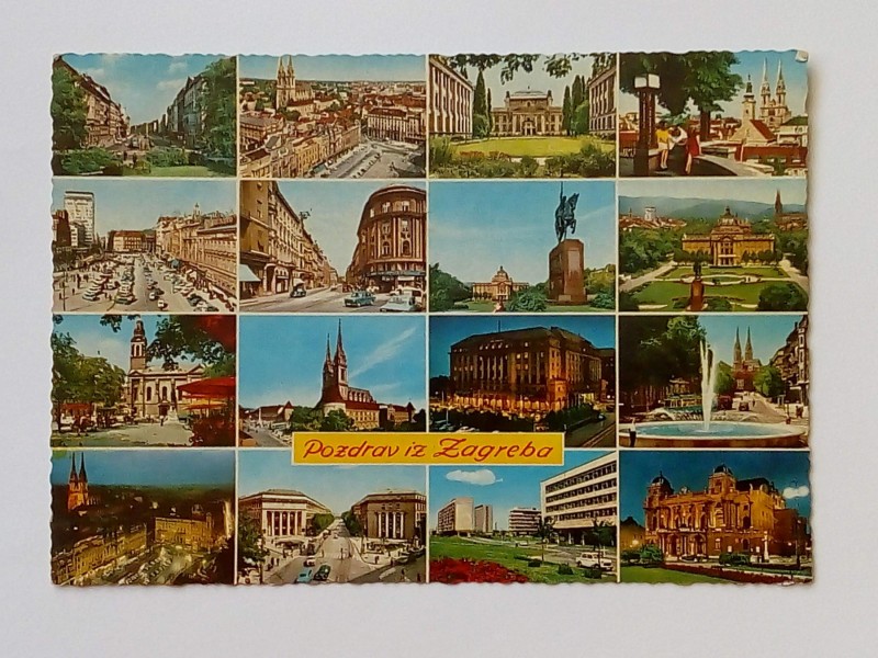 Zagreb - Hrvatska - Putovala 1969.godine -
