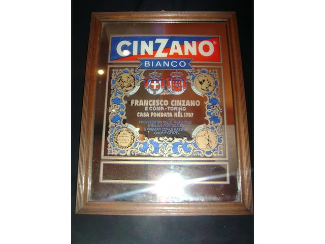Ogledalo reklama CinZano Vermouth