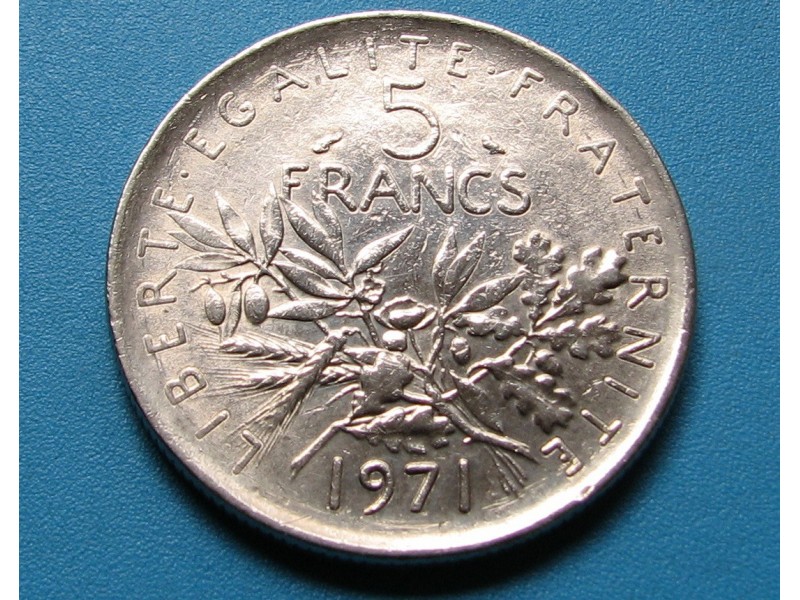 Francuska - 5 Francs 1971