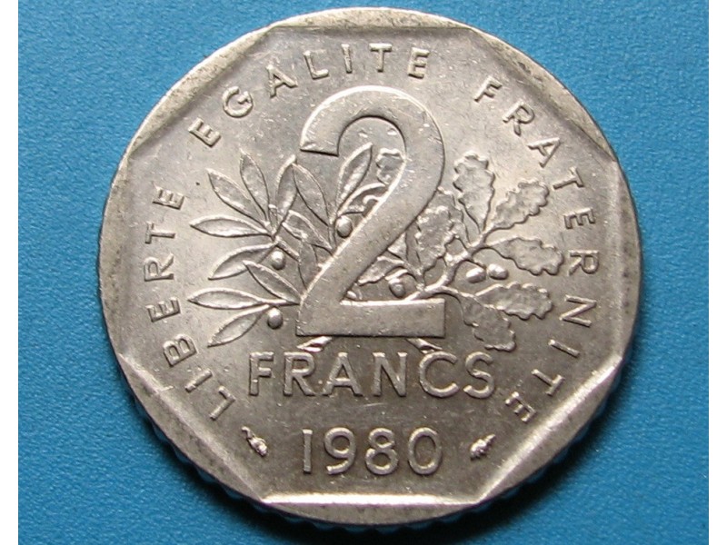 Francuska - 2 Francs 1980