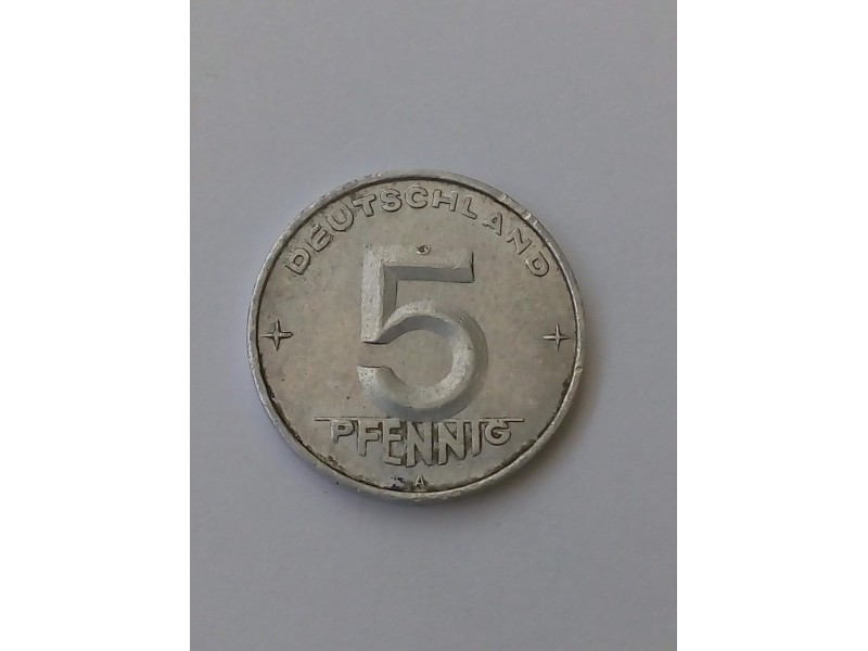 5 Pfennig 1952.godine - Nemacka - DDR -