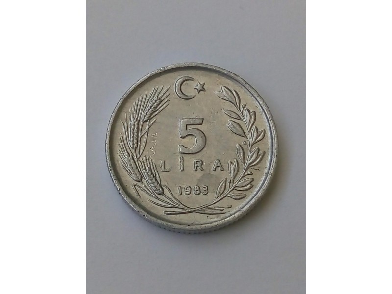 5 Lira 1983.godine - Turska -