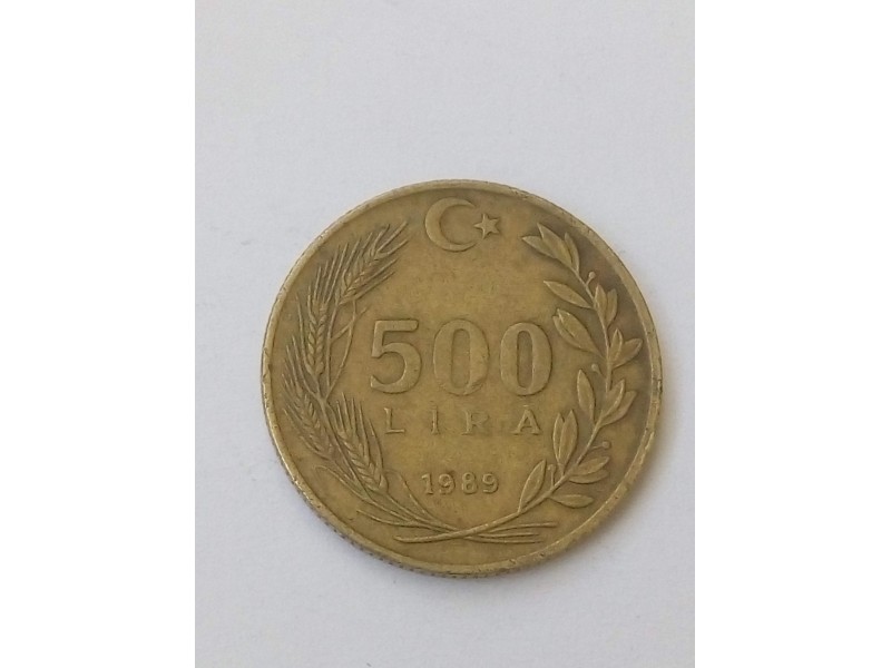 500 Lira 1989.godine - Turska -