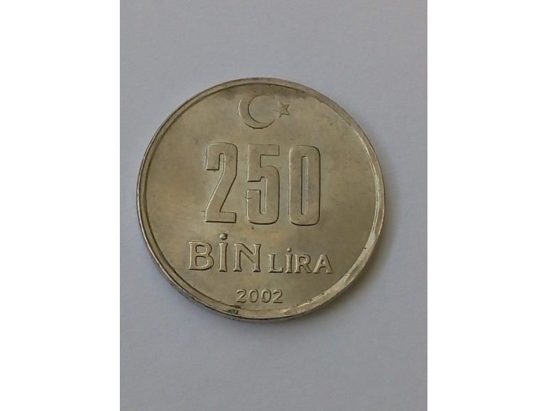 250 Bin Lira 2002.godine - Turska -