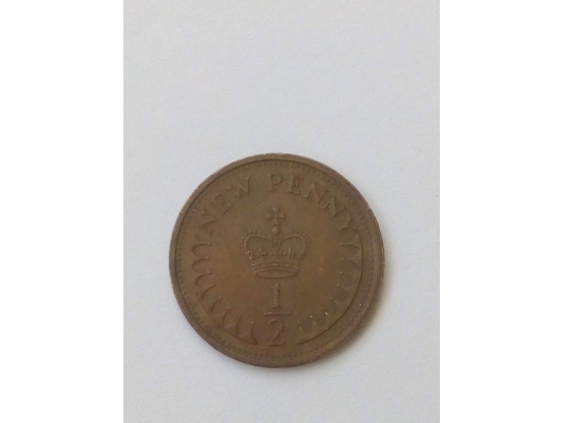 1/2 Penny 1976.godine - Engleska -