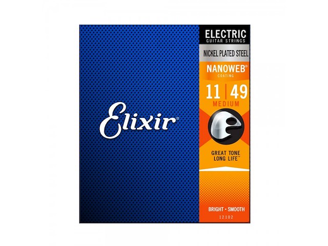 Elixir 12102 Nanoweb žice za električnu gitaru