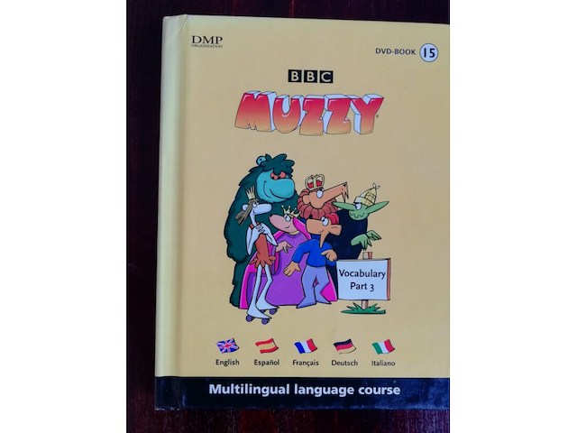 BBC Muzzy Multilingual language course Book + DVD