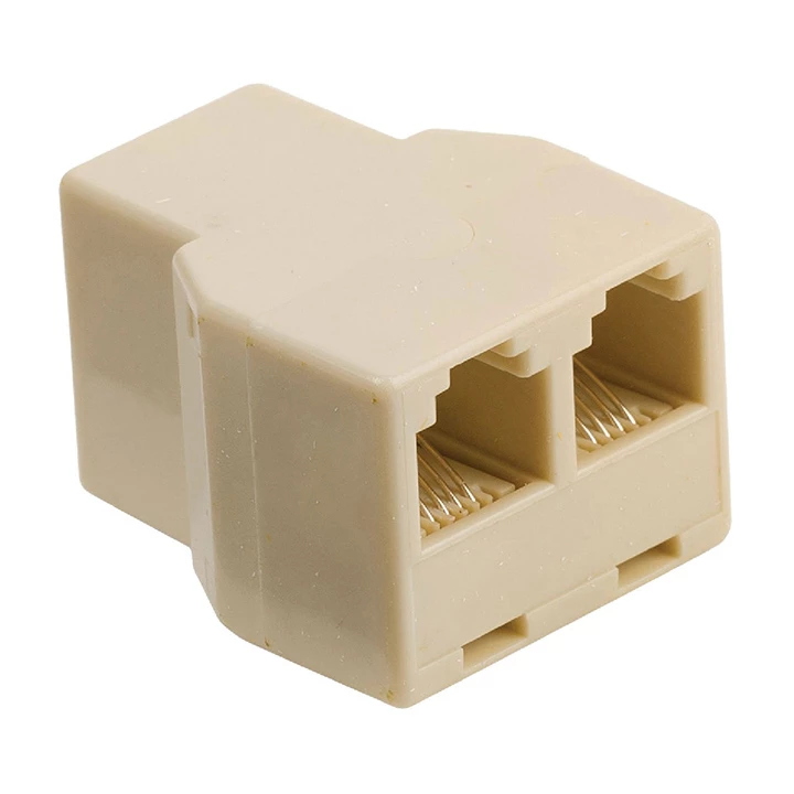 Adapter telefonski 1xRJ11 F - 2xRJ11 F