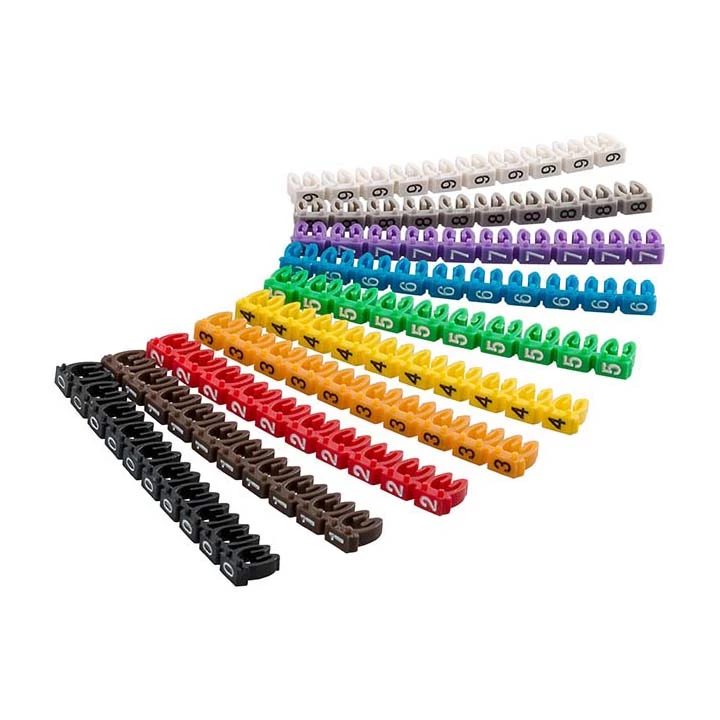 Obeleživači kablova u boji 1.5-2.5mm, set 100/1