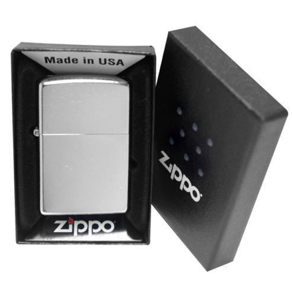 ZIPPO UP. - REG.STREET CHROME 207