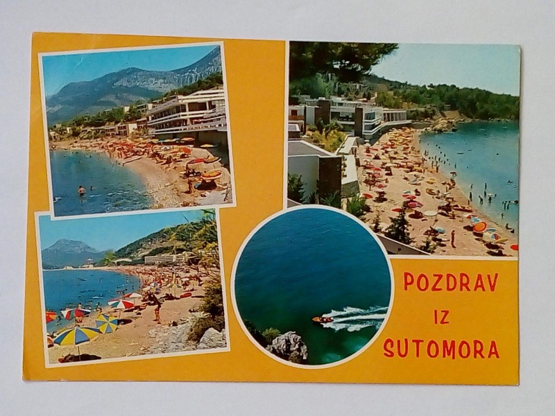 Sutomore - Crna Gora - Putovala 1975.godine -