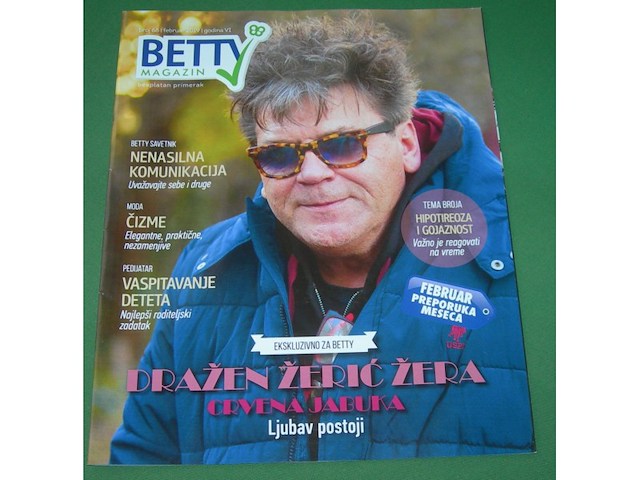 Dražen Žerić Žera (Crvena jabuka), Betty 02/2019.