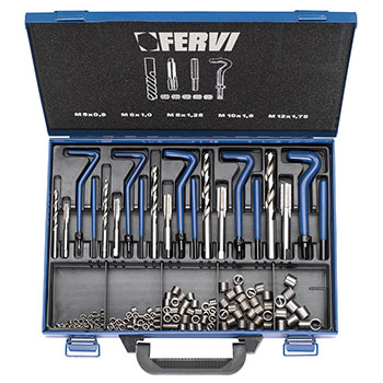 Fervi set za reparaciju navoja M5-12 E010